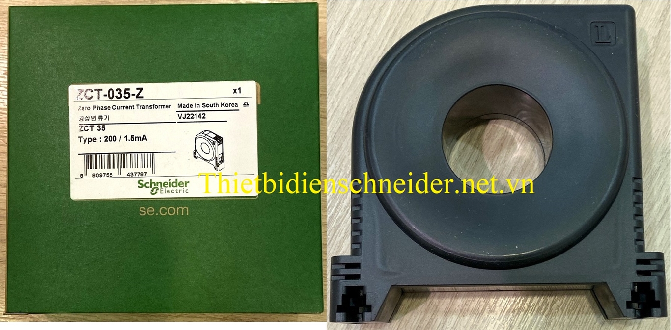 ZCT-035 - Biến dòng bảo vệ chạm đất Ø35mm Schneider